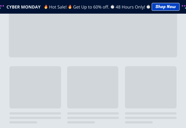 Free Online Notification Bar Templates - POWR.io